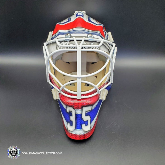 Samuel Montembeault Unsigned Goalie Mask 2021 Montreal Tribute – Goalie ...