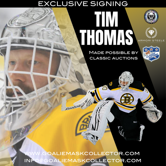 Goalie Mask Collection Vault – Tagged "Goalie_Tim Thomas"– Goalie Mask ...