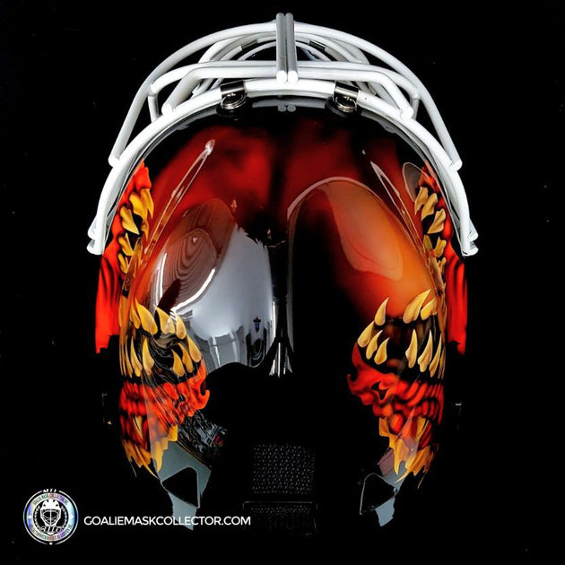 Trevor Kidd Goalie Mask Unsigned Calgary V1 Tribute – Goalie Mask Collector