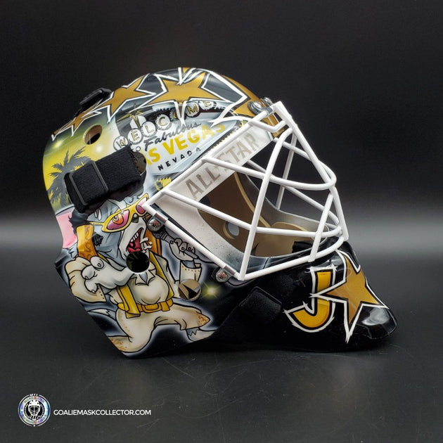Tristan Jarry Signed Goalie Mask Pittsburgh All-Star Las Vegas 2022 Si ...