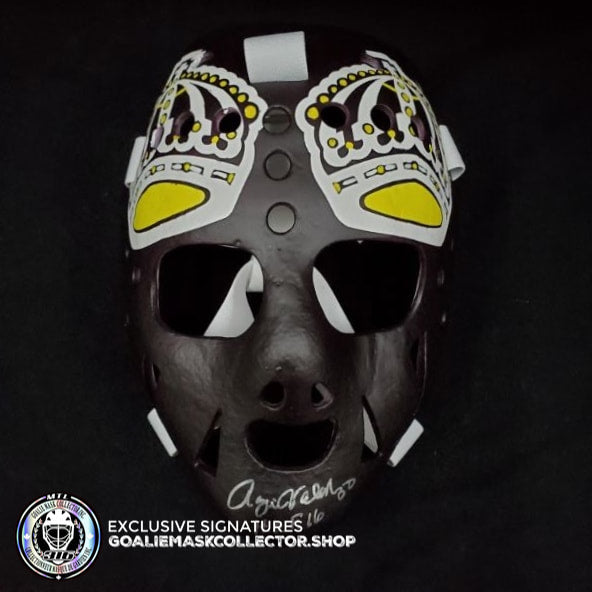 ROGATIEN VACHON SIGNED GOALIE MASK LOS ANGELES TRIBUTE VINTAGE AUTOGRA ...