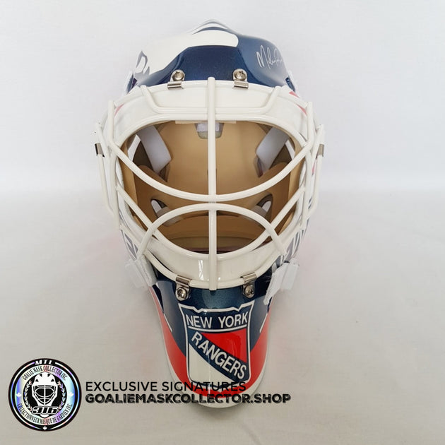 Mike Richter Goalie Mask Unsigned V1 New York Classic Tribute – Goalie ...